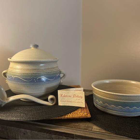 Redstone Pottery | Dining | Handmade Redstone Pottery Serving Set With ...
